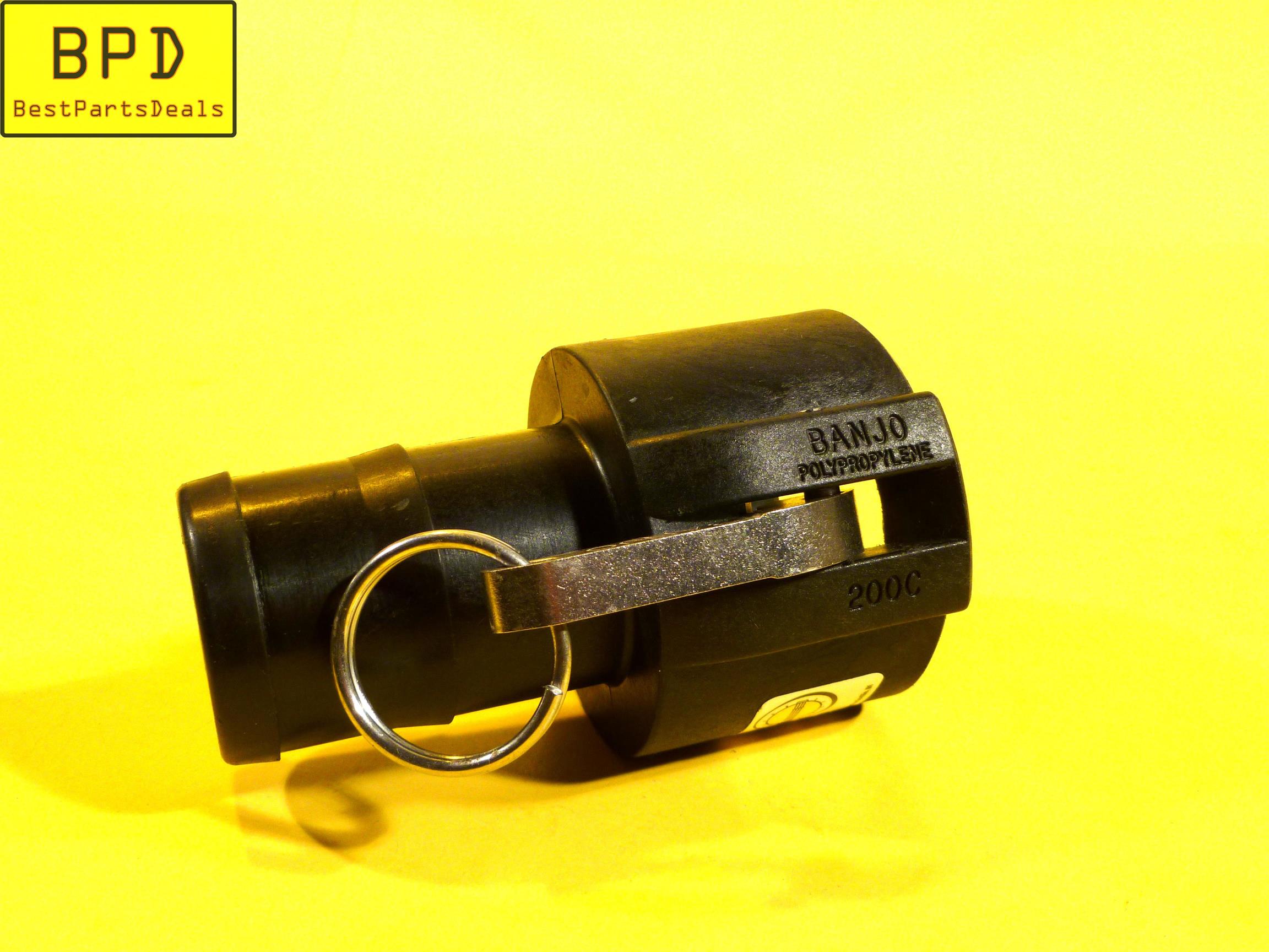 Cam Lever 2" Female Coupler 2" Hose Shank, 125 psi, Polypropylene BANJO ...